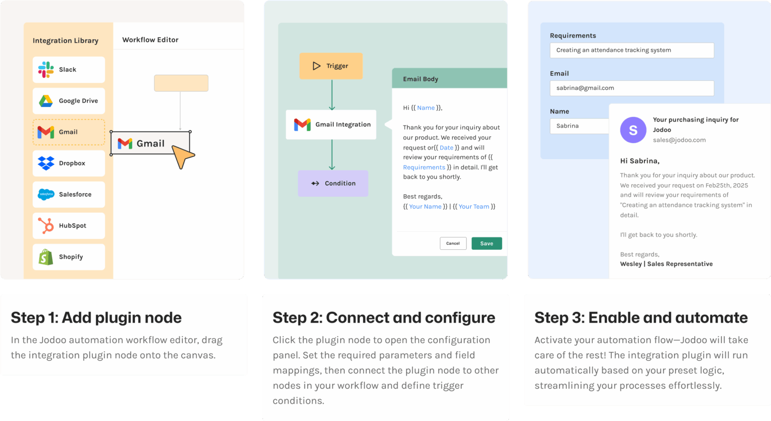 Jodoo: Integration – Jodoo